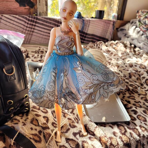 Blank Bjd Art Doll 1/4 (+ Pair of Bjd Eyes) Ball Jointed Doll OOAK ...