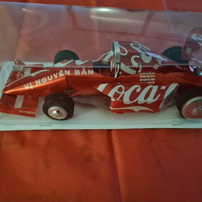 Recycled Tin Can Model: Coke / Coca-cola Formula I Car - Etsy