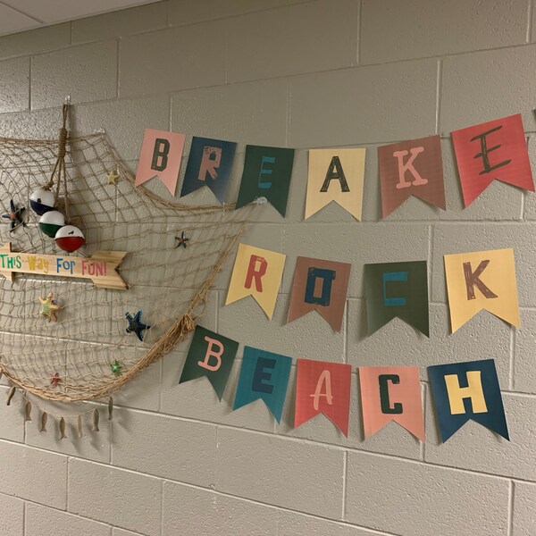VBS 2024 Decor. Breaker Rock Beach Theme Vbs Sign. VBS Idea. Romans 3: ...