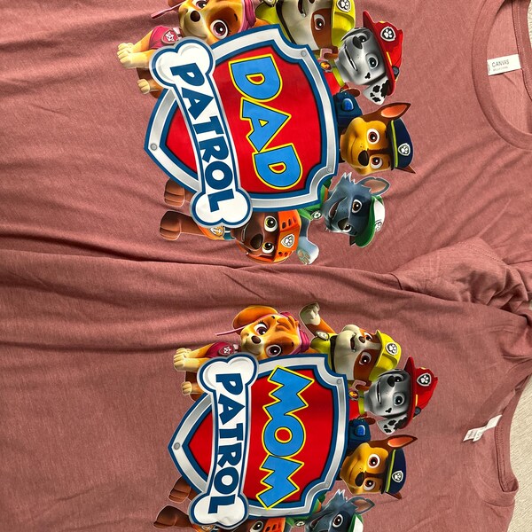 Custom Patrol Family Birthday Shirt, Patrol Birthday Shirt ...