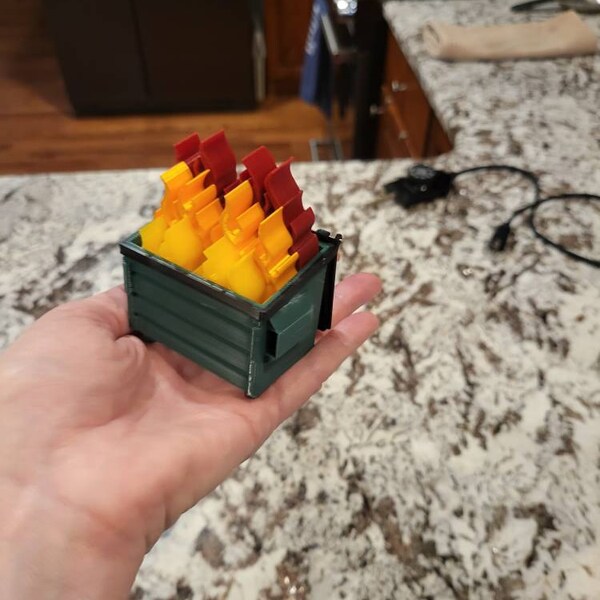 Dumpster Fire Ornament, Gift Box or Kit - Etsy