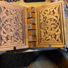 Decorative Book Stand, Carved Cookbook Stand, Handmade Bible Holder ...