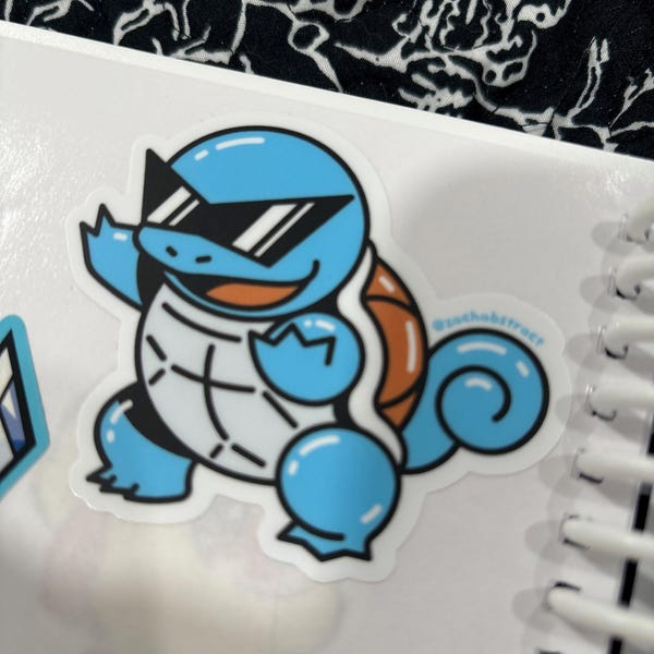 Purple Gyokuto Bunny Rabbit Yokai Square Art Print - 8 Inches Wide, 8 ...