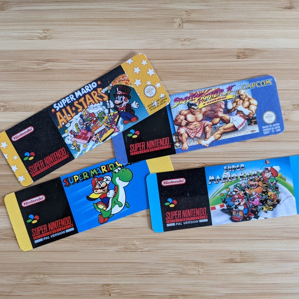 NES Label: Super Mario Bros. - Etsy
