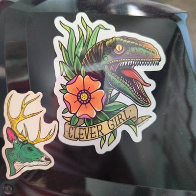 Clever Girl Sticker Vinyl Sticker Tattoo Flash - Etsy