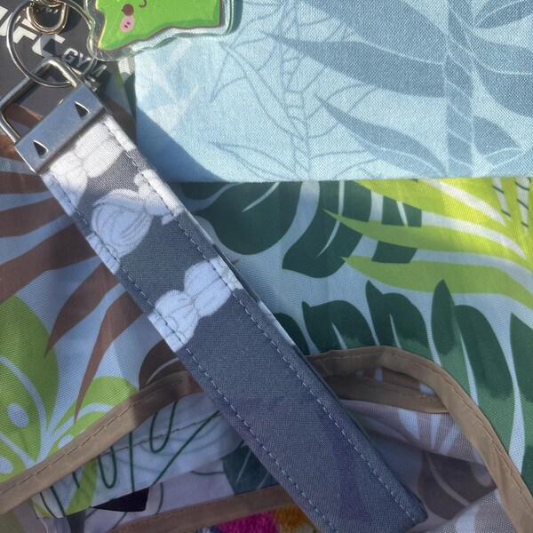 Hawaiian Clutch, Coin Purse, Key Fob Wristlet, Hibiscus Flower, Small ...