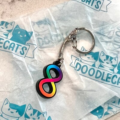 Neuroqueer Infinity Symbol Vinyl Sticker Neurodiversity - Etsy