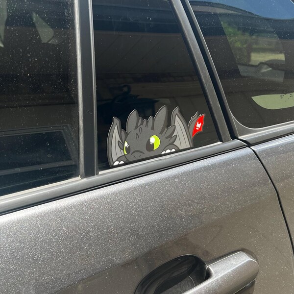 Baby Groot Peeking Peeker Sticker / Car Vinyl Decal / Window Sticker ...