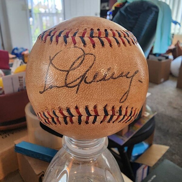 The Sandlot Babe Ruth Autographed 1930's Baseball. Licensed Replica ...
