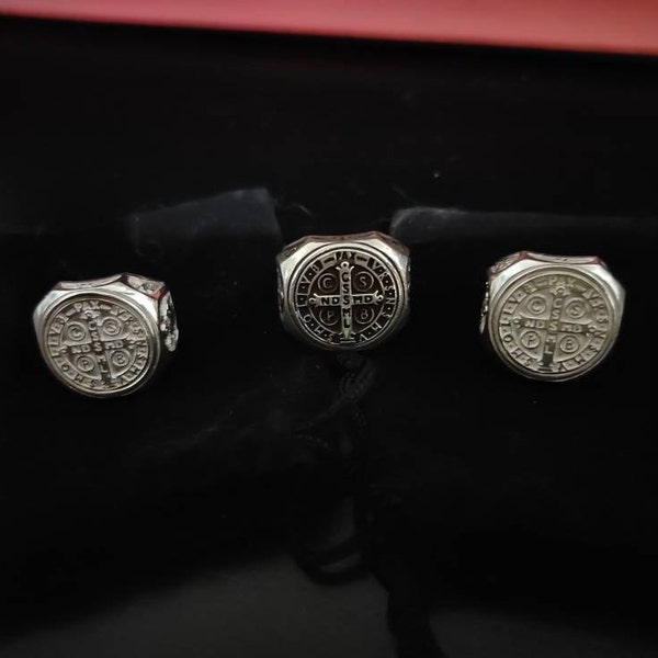 Knights Templar Chi Rho Alpha Omega Sterling Silver 925 Mens Ring ...