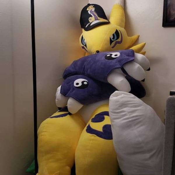 Renamon Custom Made Plush 79" - Etsy