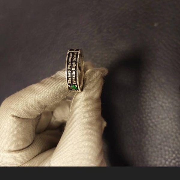 Personalized College Jewelry, Graduation Ring Gift, Personalized Class ...