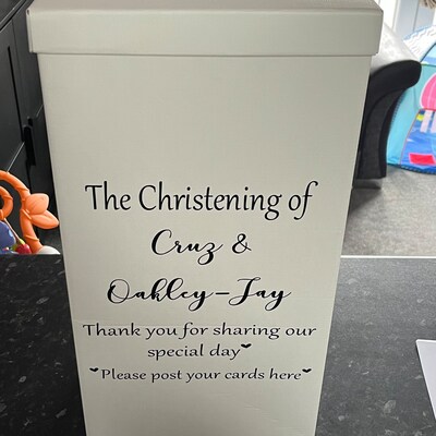 Personalised Birthday Party Post Box. Card Post Box - Etsy UK