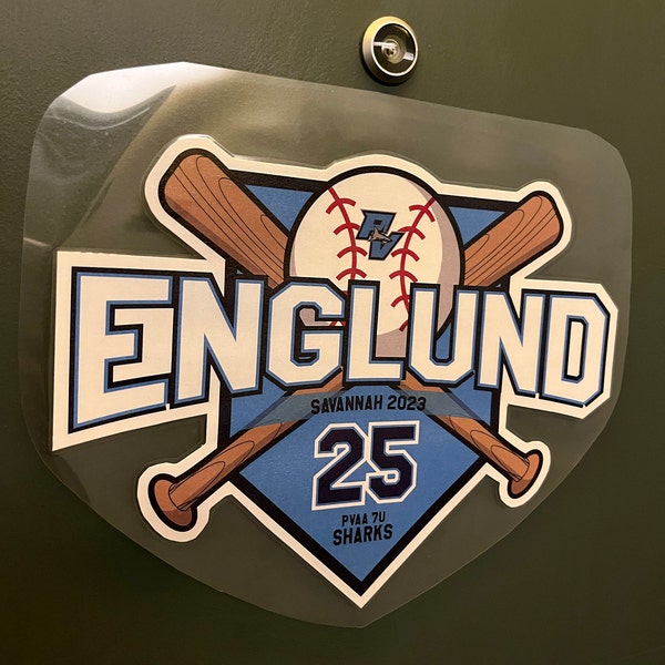 Custom Baseball Tournament Sign - DIGITAL FILE - Crossbones - Door ...