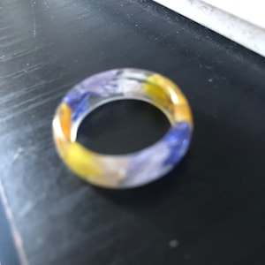 Aroace Ring Aroace Pride Ring Aroace Jewelry Aroace Sunset Pride Resin ...