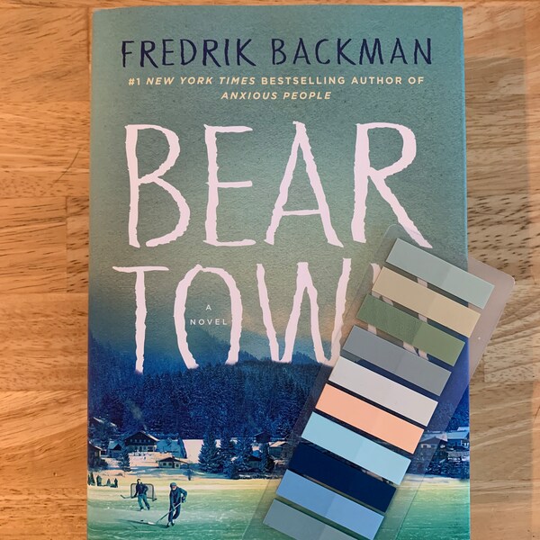 Custom Curated Aesthetic Book Cover Matching Color Coded Annotating Tabs Etsy