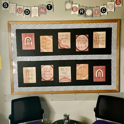 PRINTABLE Boho Classroom Poster Pack Bulletin Board Posters Elementary ...