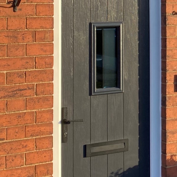 Traditional House Door Number Victorian Frosted Etched Vinyl Sticker ...