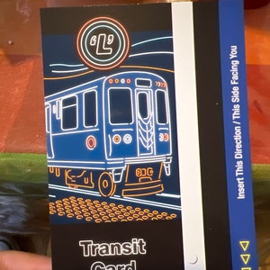 CTA Rail System Map Poster Features All Lines: Red, Orange, Blue ...