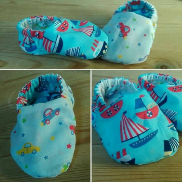 Reversible Baby Shoes Sewing Pattern- PDF Tutorial in English With ...