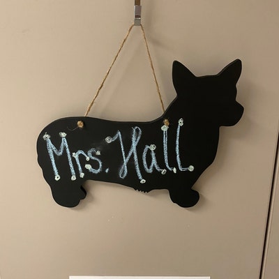 Choice of POODLE DOG Shaped Chalkboard Sign or Wall Plaque Birthday ...