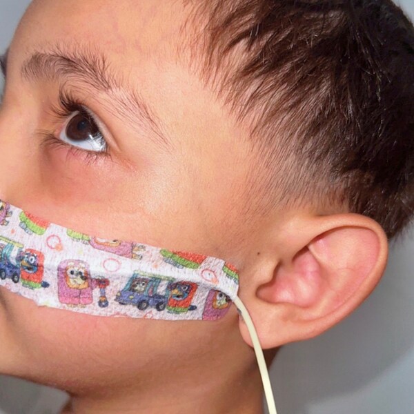 Spi-dey Repeating Print NG, Nasogastric, NJ and Oxygen Adhesive Tape ...