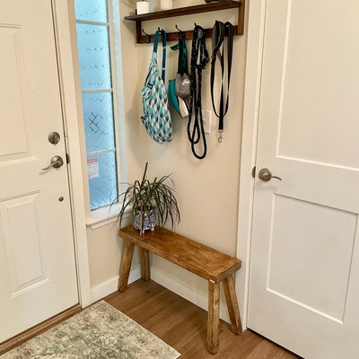 Rustic Wooden Display Bench - Etsy