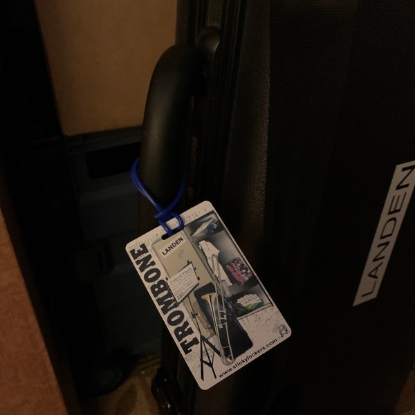 Personalized Musical Instrument Tag for Your Case. Personalized With ...