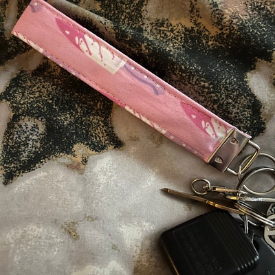 Alt/goth Keychain Wristlet Key Fob Horror Lanyard for Keys Car ...