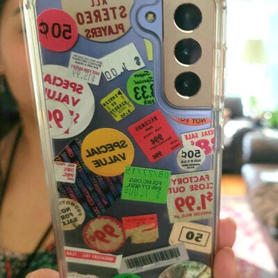 Grunge Aesthetic Stickers Case for iPhone 15 Pro 14 Plus 13 12 Mini X ...