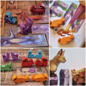 Flamecraft Meeple Stickers Upgrade Pack Decals Kit for - Etsy