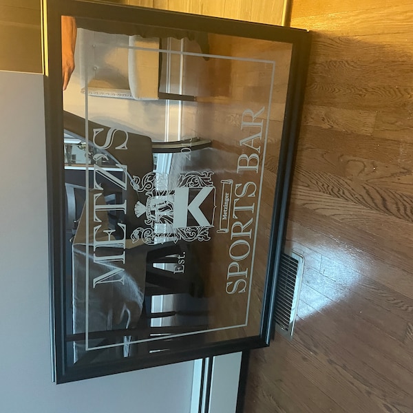 Custom Bar Mirror|large Mirror|personalized Bar Mirror|farmhouse Decor ...