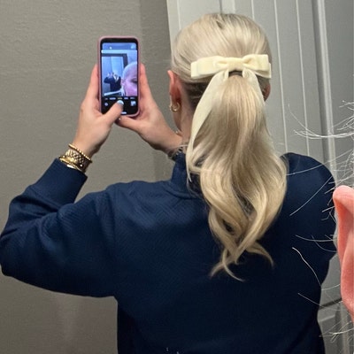 Long Tail Moon Stitch Bow - Etsy