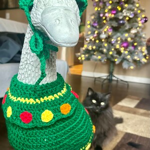 French Maid Goose Geese Outfit Crochet Goose Clothes Outdoor Patio ...