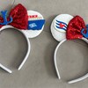 Cruise Minnie Ears, Boat Mickey Ears, Line Mouse Ears Headband, Magical Kingdom Ears, Nautical ...