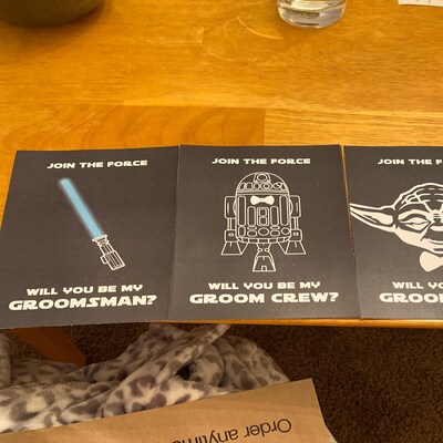 Groomsmen Proposal Star Wars - Etsy