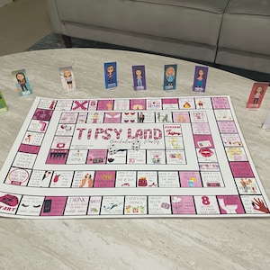 Tipsy Land Bachelorette Party Game Girls Night Out Party - Etsy Canada