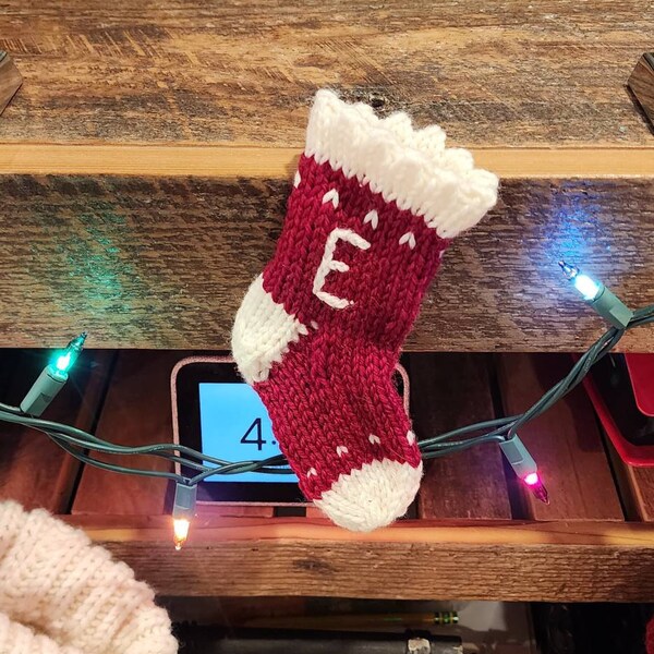 Mini Stocking Knitting Pattern - Etsy