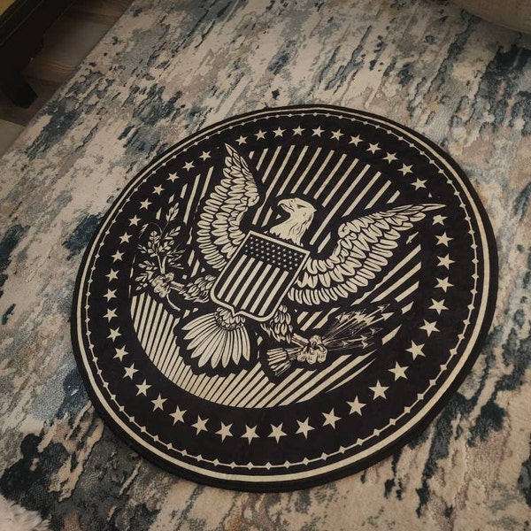 United States of America President Seal Themed Non-slip Floor Area Rug ...