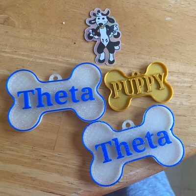 3D Printed Tag Fursuit Tag Custom Tag Name Tag Bone Tag UPDATED NEW ...