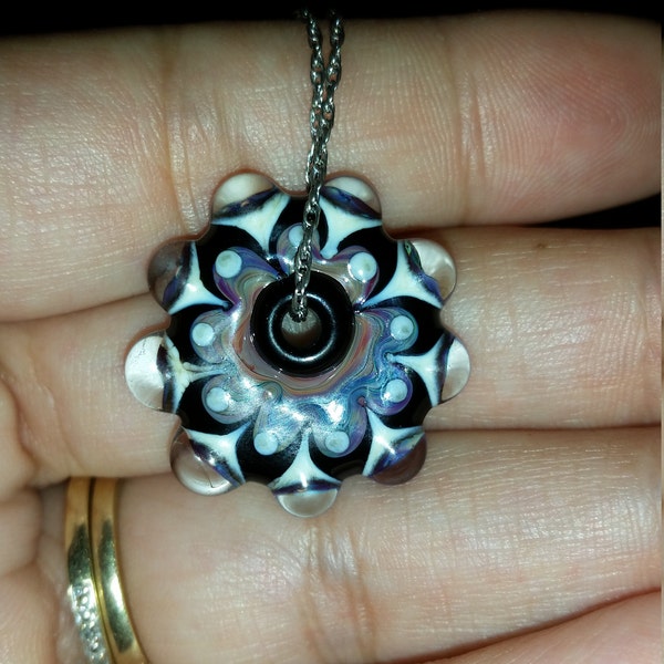 Lampwork Beads by Stephanie Mccain, Glass Pendant, Handmade Lampwork ...