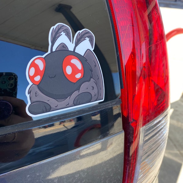 Cute Baby Mothman Peaker Sticker Cryptid - Boba Mothman Series - Etsy