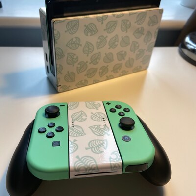 Nintendo Switch Skin Decal Green Leaf // High Quality Animal Leaf 3M ...