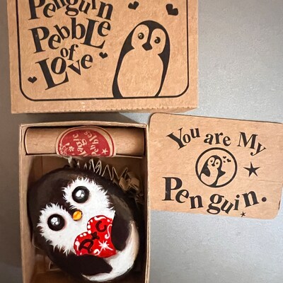 Handmade Painted Pebble Fox Pocket Hug Fox Totem Unique Gift - Etsy