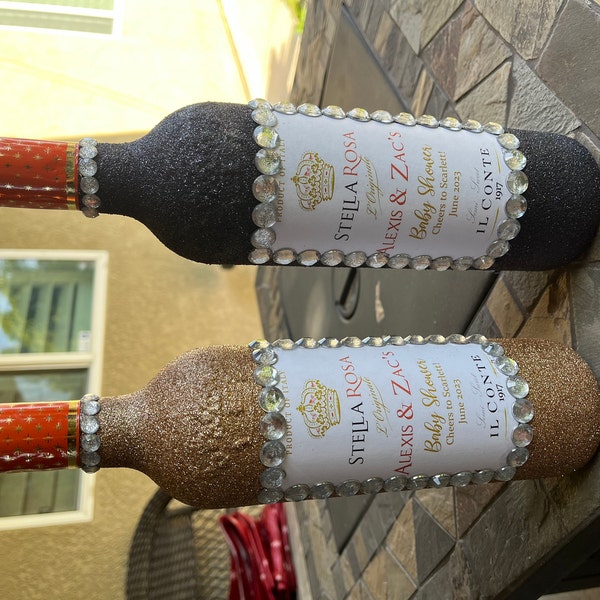 Custom Wine Label,custom Stella Rosa Label,custom Wine Gift,750ml Wine ...