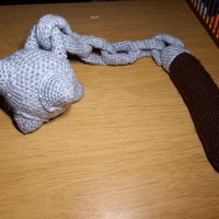 Mace and Chain Amigurumi Pattern PDF Medieval Knight Crochet Weapon ...