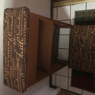 Padded Prayer Altar Prayer Bench or Prayer Kneeler Handmade - Etsy