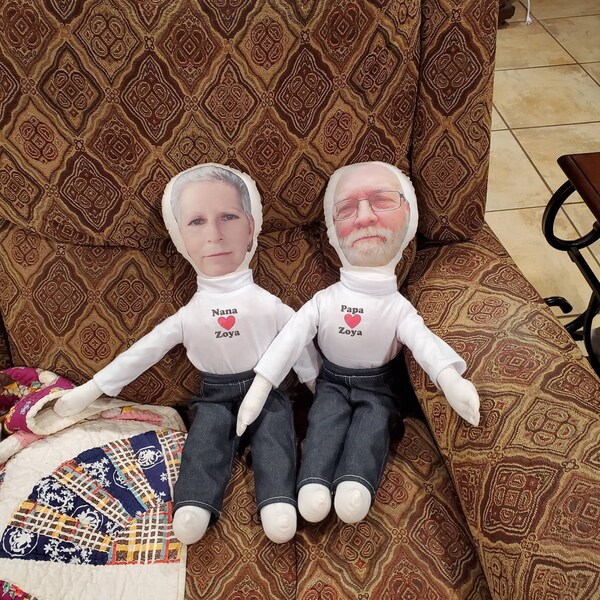 Personalized Photo Face Doll, Custom Picture Comfort Dolls, Talking ...