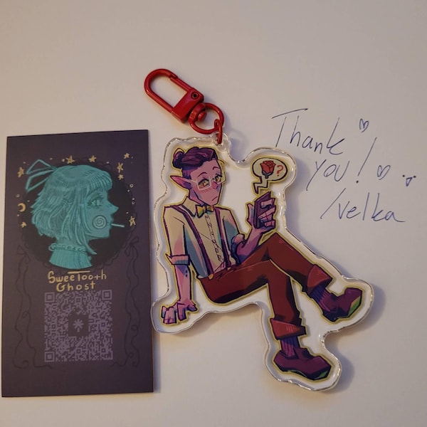 Scott Howl Monster Prom Acrylic Keychain Charm Monster Roadtrip Fanart ...