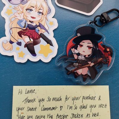 VSHOJO Vtuber Henya the Genius Fanart Vinyl Anime Sticker 3 Inches ...